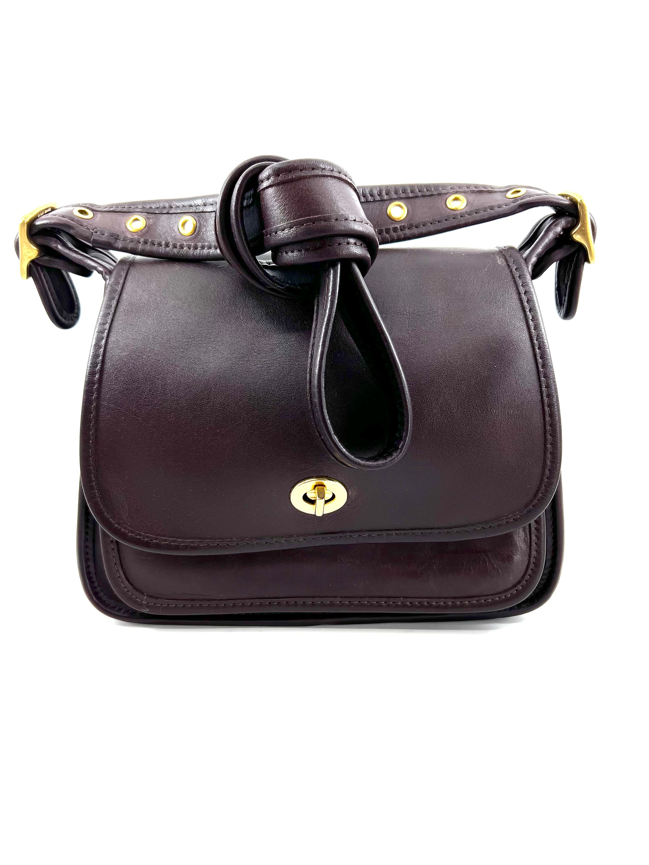Dark Brown Vintage Coach Bag | Rambler Legacy| 9061