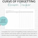 Curve of Forgetting Revision Tracker Tool | Printable | Editable ...