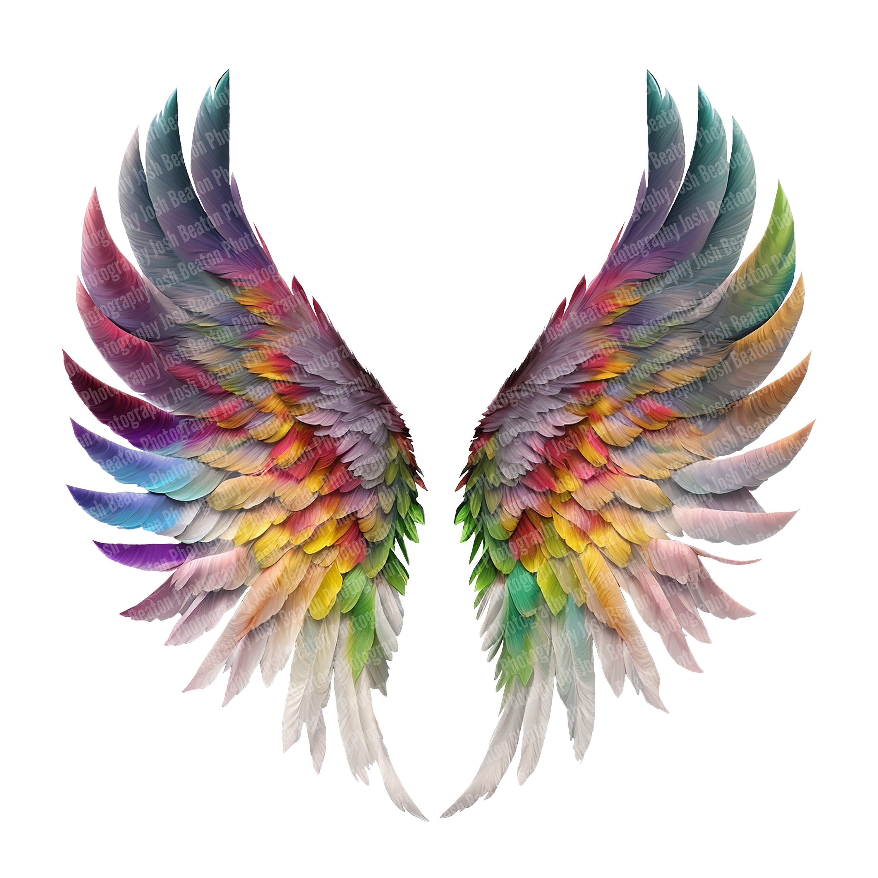 Pride Angel Wings Fully Masked - Etsy