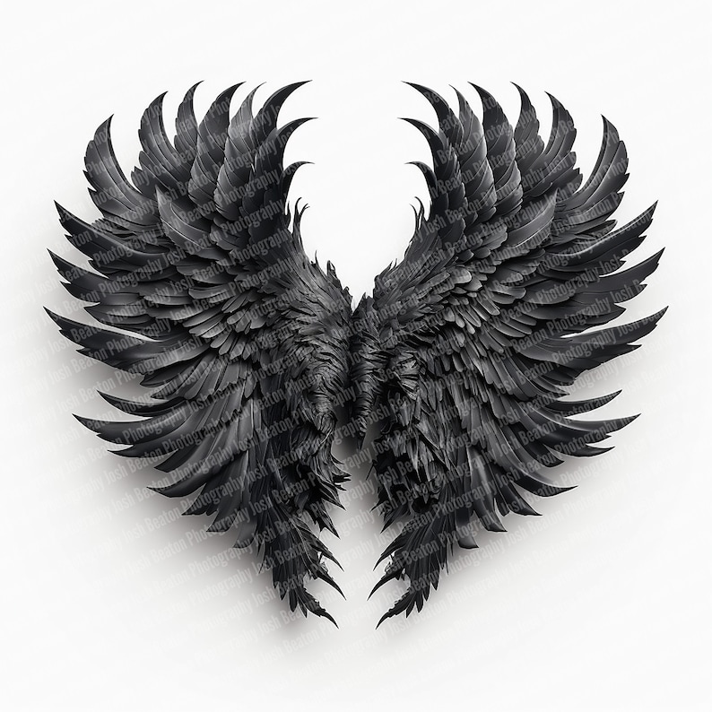 Fully Masked Fallen Angel Wings - Etsy