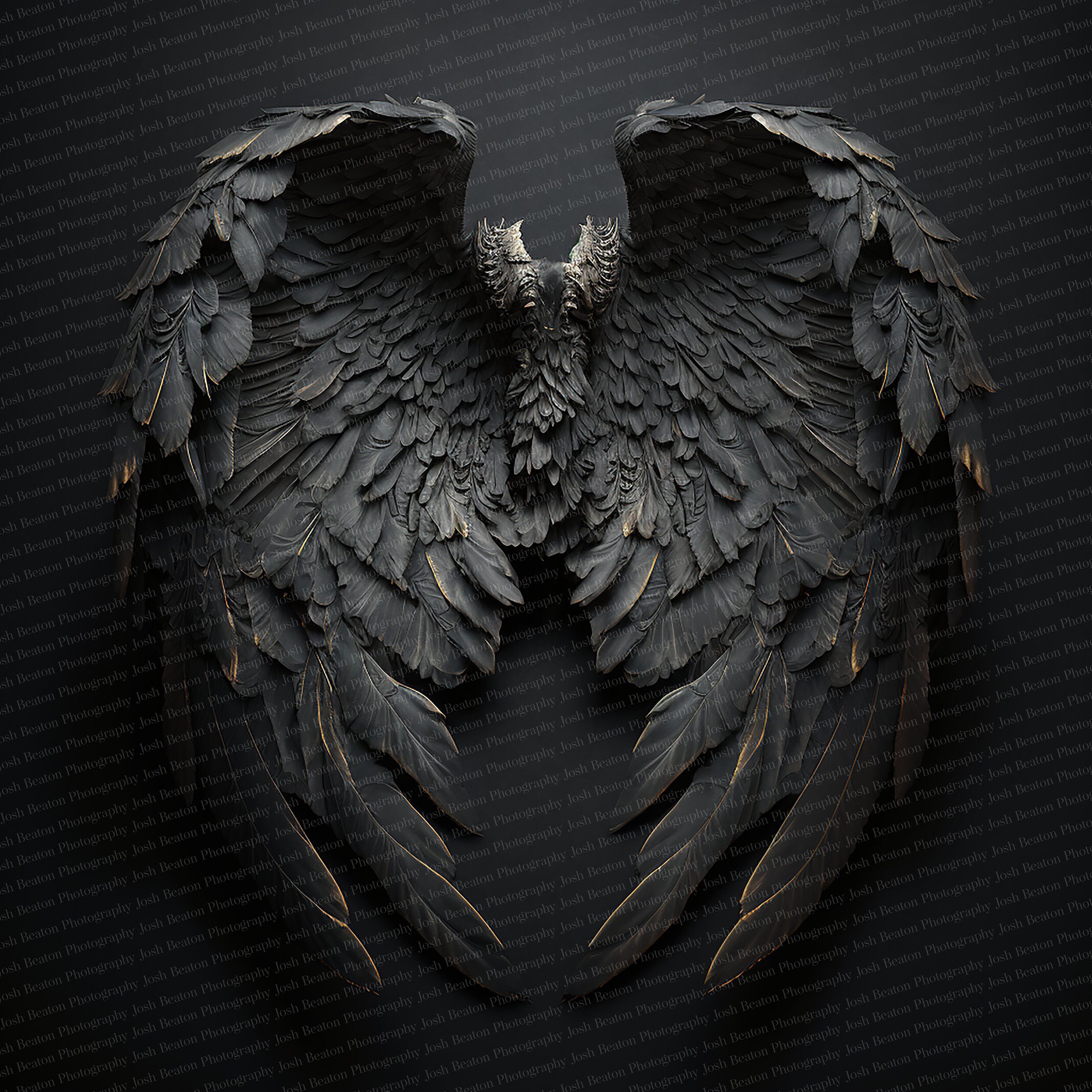 Black Gothic Angel Wings - Etsy