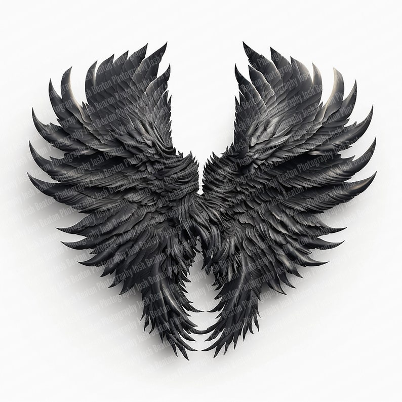 Fully Masked Fallen Angel Wings - Etsy