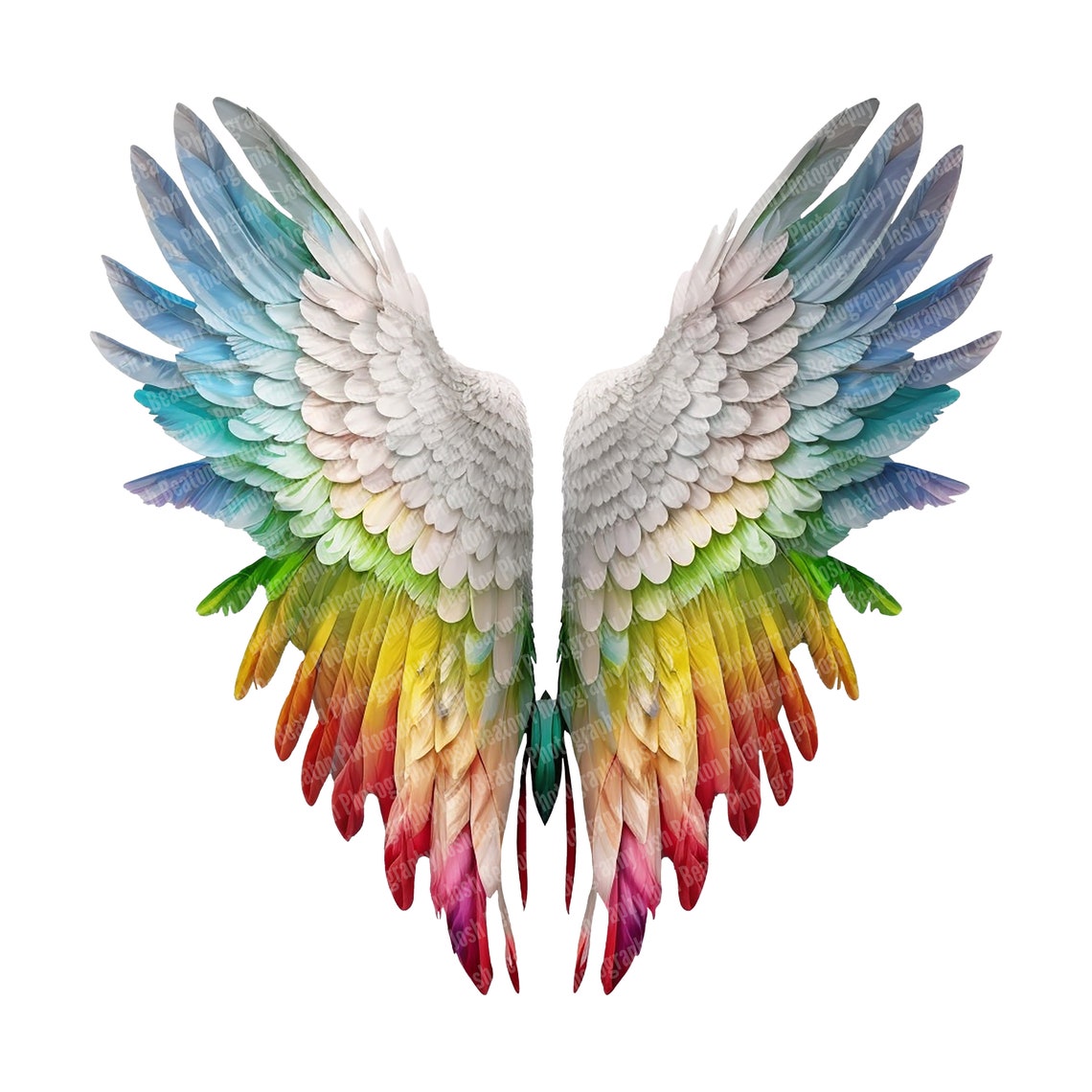 Pride Angel Wings Fully Masked - Etsy