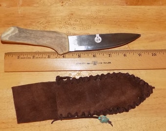 Antler knife | Etsy