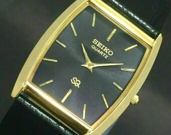 Seiko Gold Tank Watch - Etsy