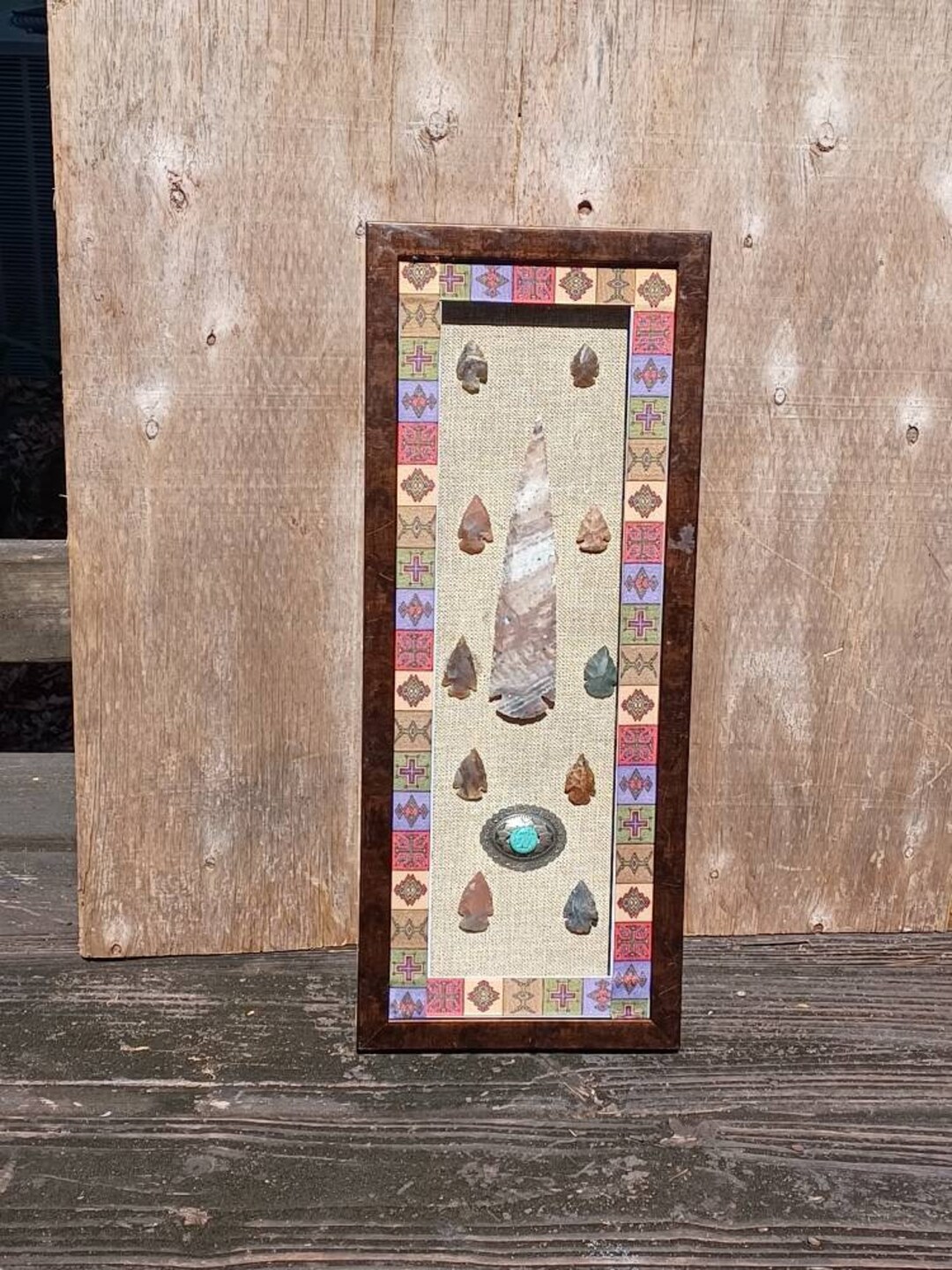 Framed Spearhead/ Arrowheads Artwork 21 - Etsy