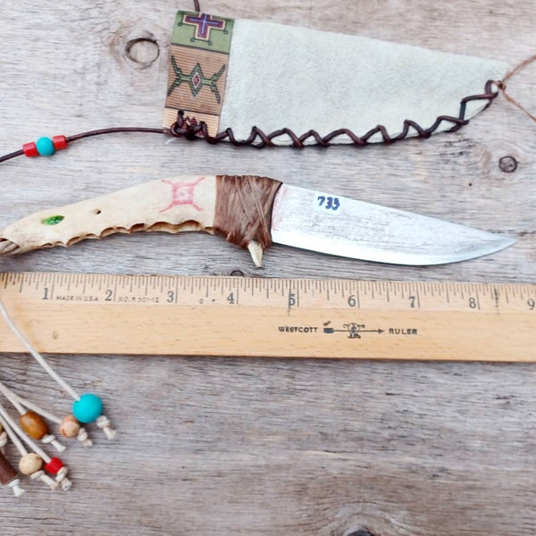 Native American Antler Knife - Etsy