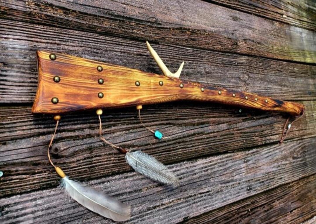 Native American Style Gunstock War Club#51 - Etsy