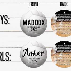 Volleyball Personalized Metal Tag Motivational Memory Sentimental Quote ...