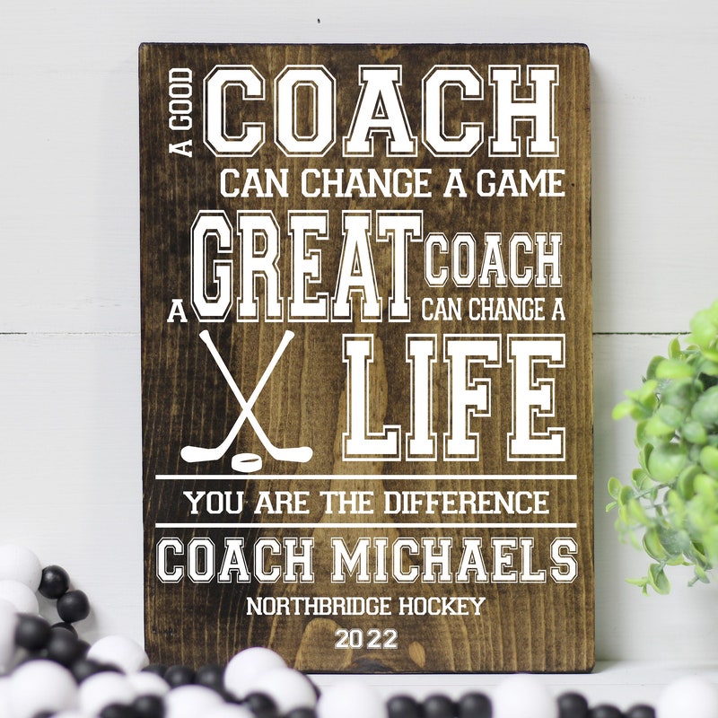 Hockey Coach - Etsy