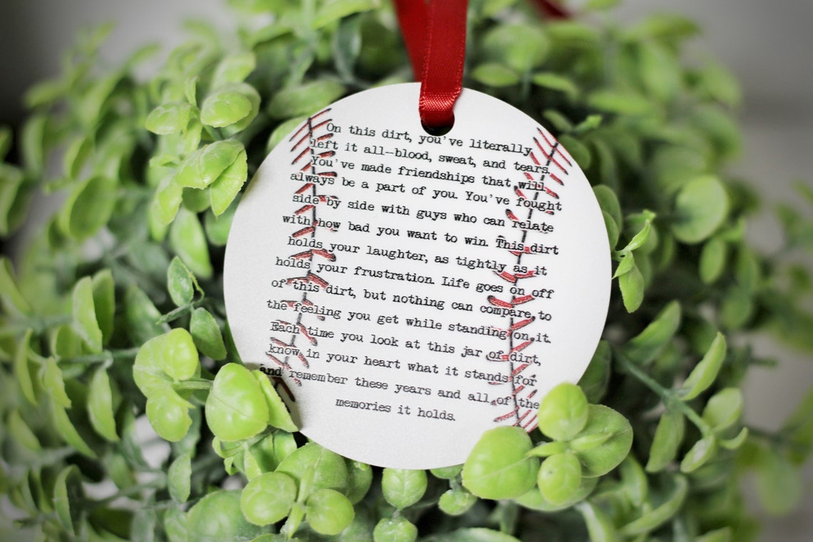 Jar of Dirt BASEBALL Boys Team Personalized Metal Tag - Etsy