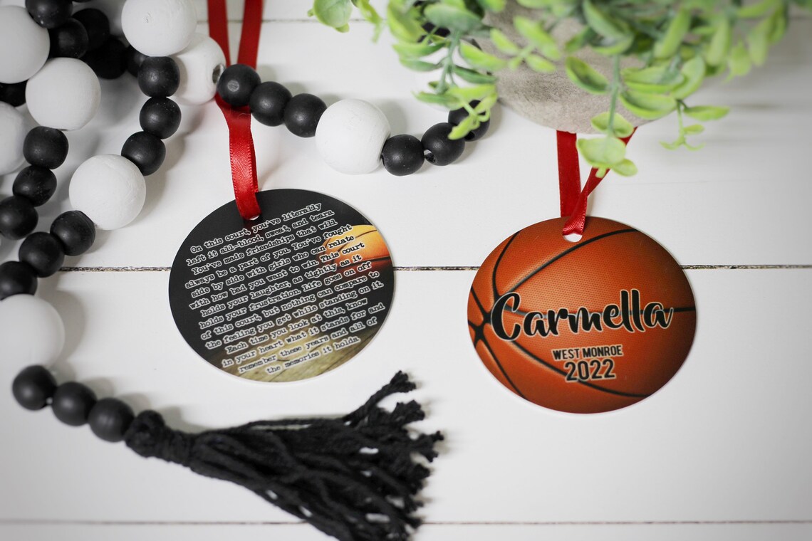 Basketball Personalized Metal Tag Motivational Memory - Etsy