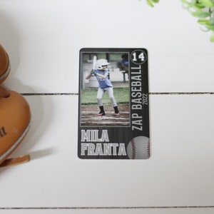 Personalized Metal Baseball Card, Trading Card, Memory Sentimental Gift ...
