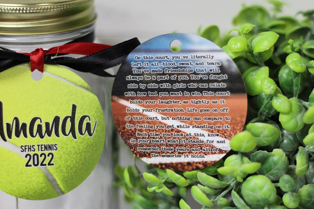 Personalized TENNIS Team Personalized Metal Tag Motivational Memory ...