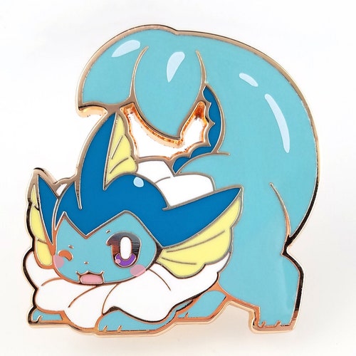 Chibi Vaporeon Enamel Pin - Etsy