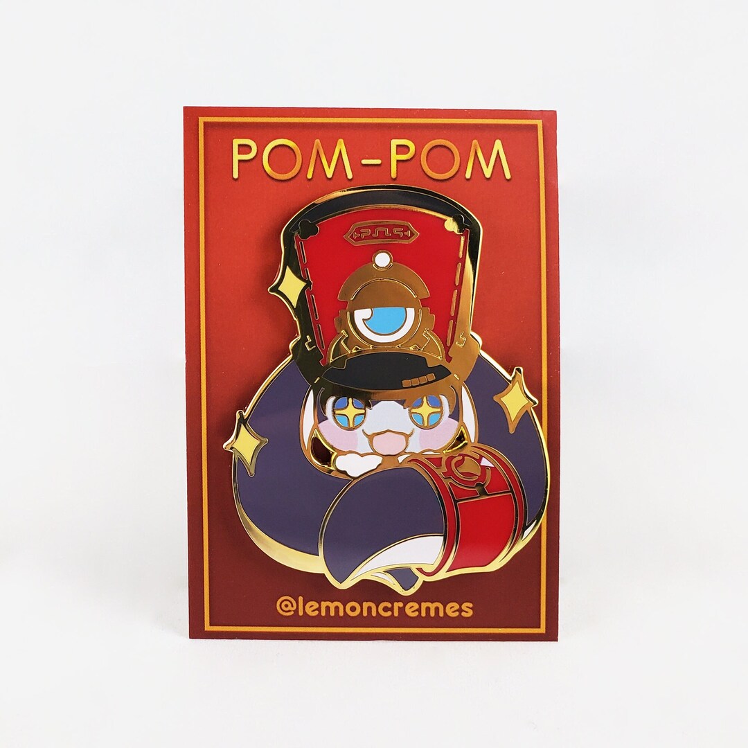 Pom-pom - Enamel Pin - Etsy