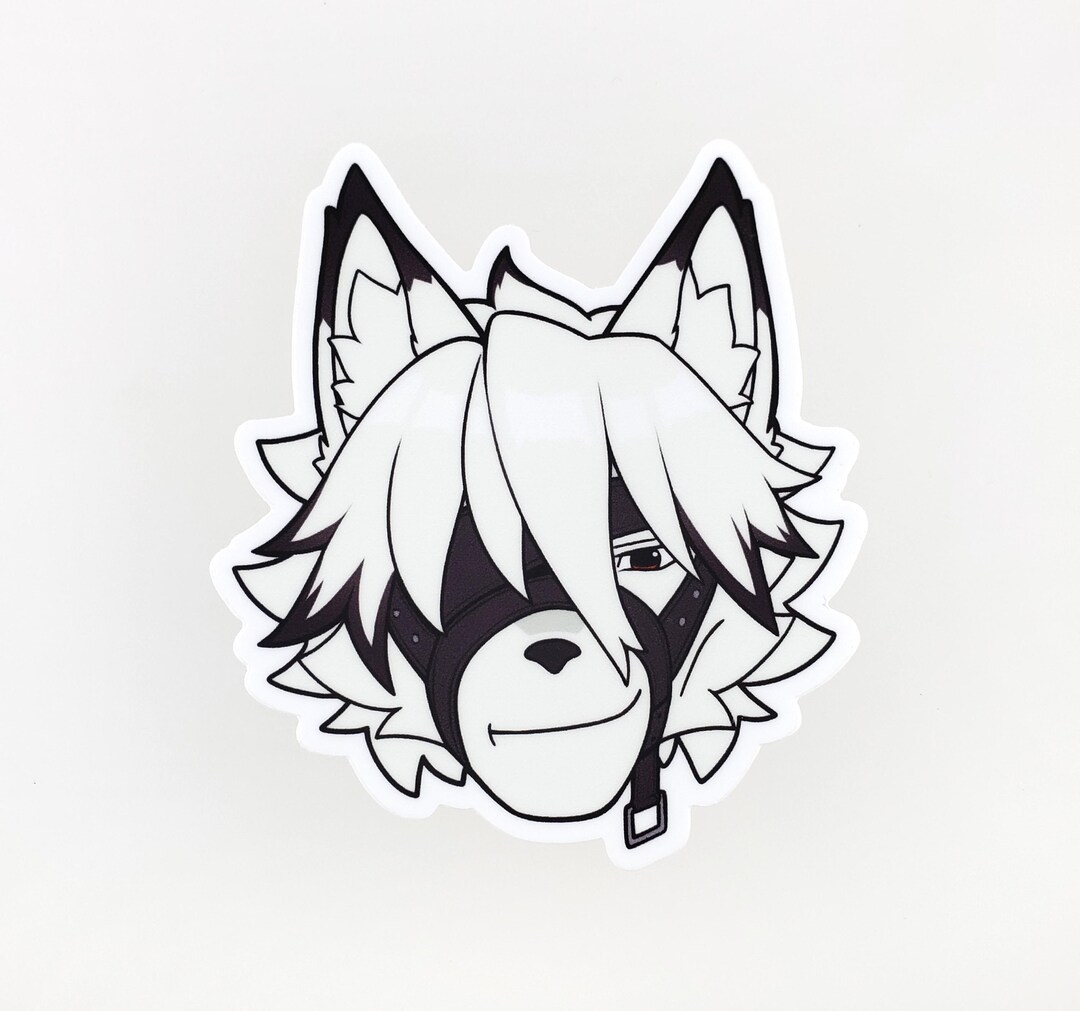 Roblox Face Von Lycaon - Vinyl Sticker - Etsy