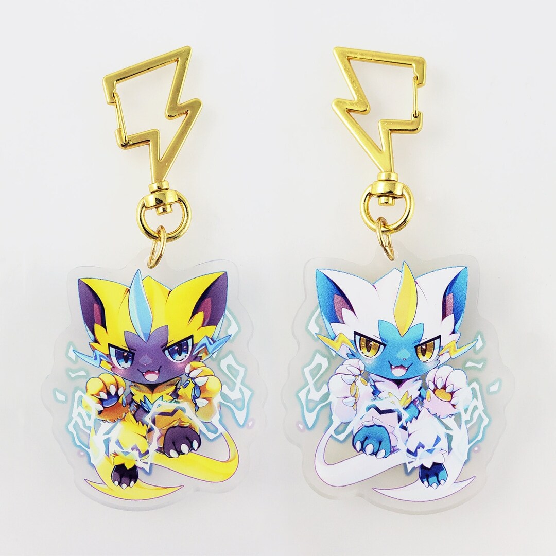 Zeraora - Clear Acrylic Charm - Etsy