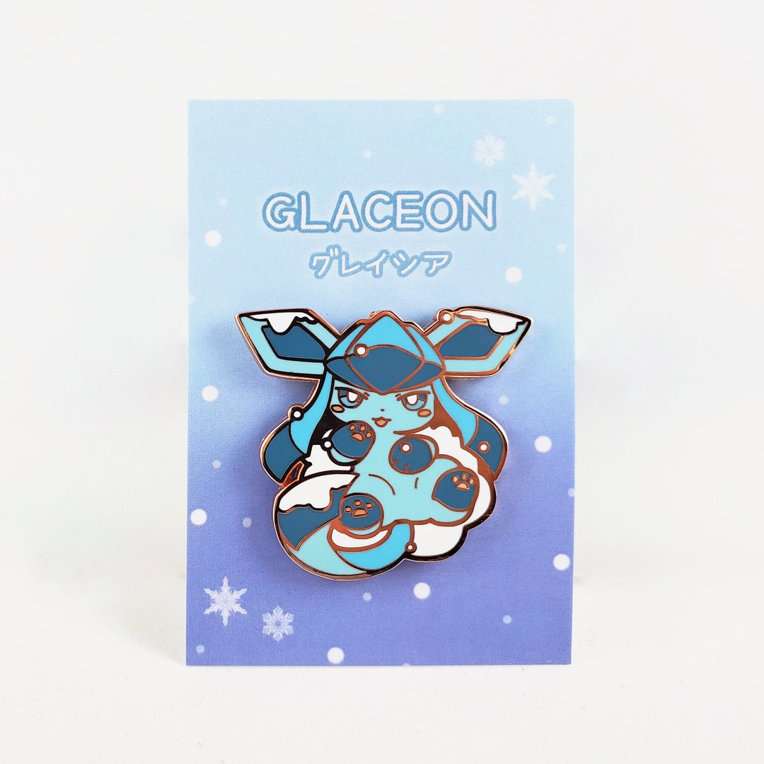 Glaceon - Enamel Pin - Etsy