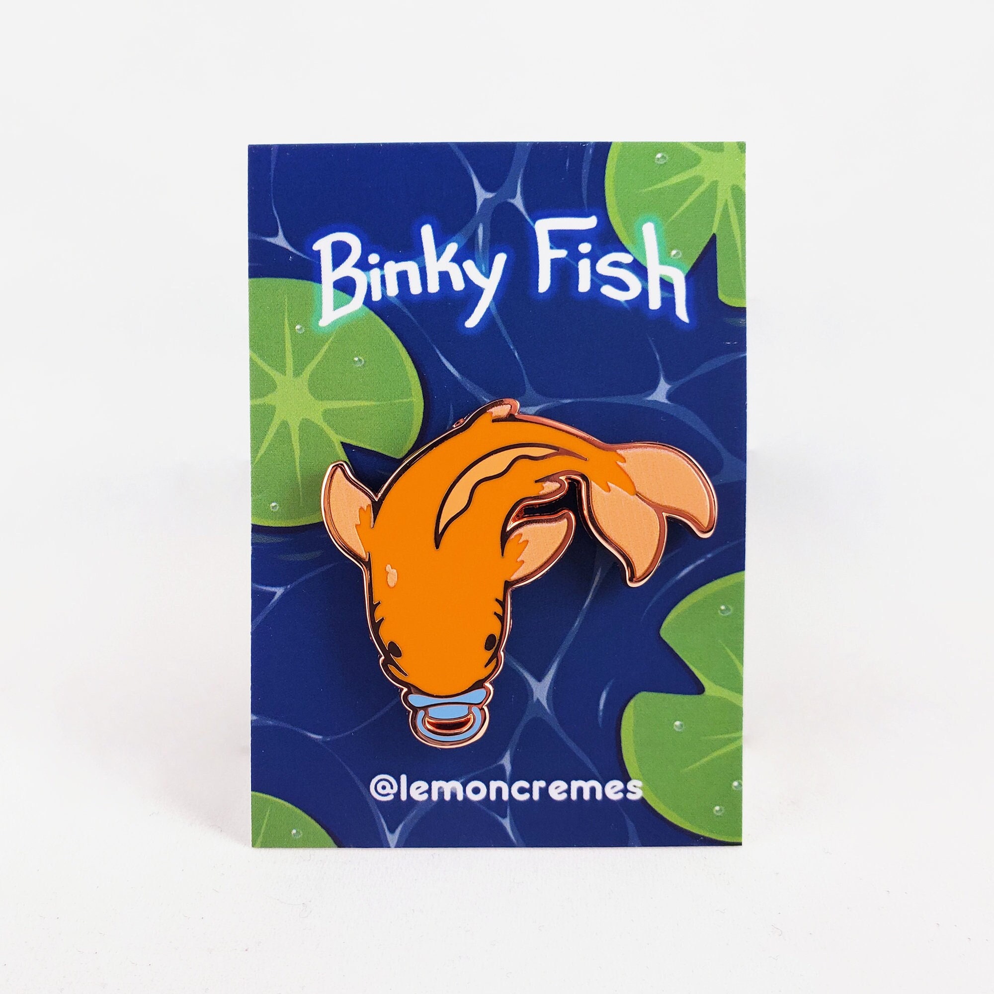 Binky Fish Enamel Pin - Etsy