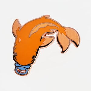 Binky Fish - Enamel Pin - Etsy