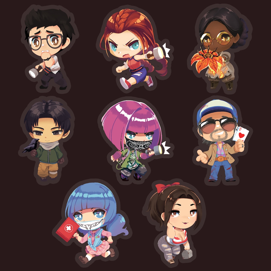 Dbd SURVIVORS - Clear Acrylic Charms - Etsy