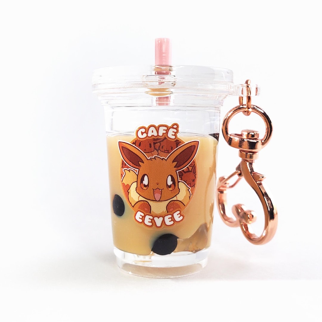 Café Eevee - Liquid Boba Cup Charm - Etsy