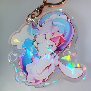 Primarina - Holographic Acrylic Charm - Etsy