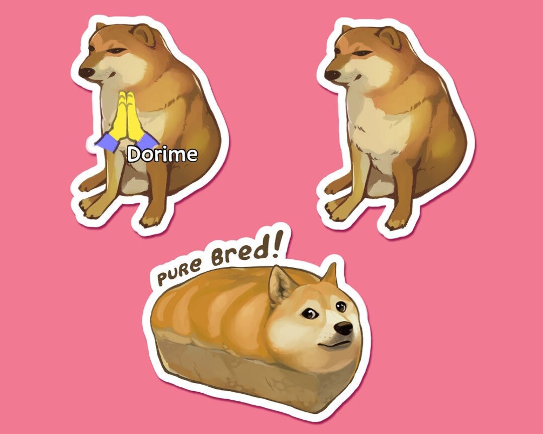 Meme Dogs - Vinyl Stickers - Etsy