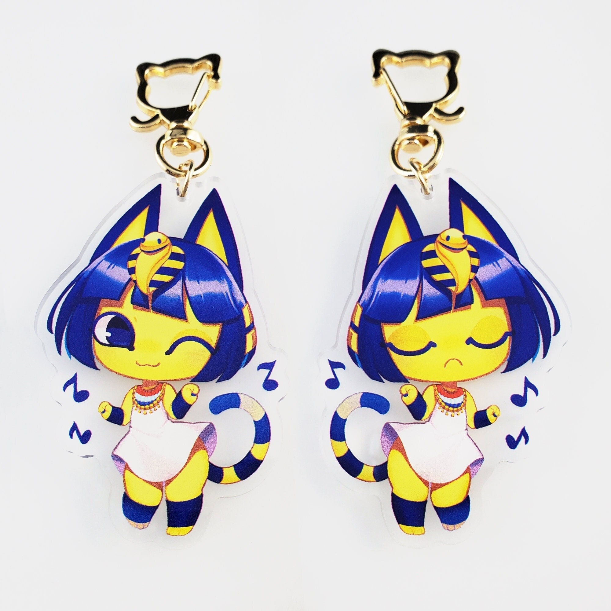 Dancing Ankha Acrylic Charm - Etsy Singapore