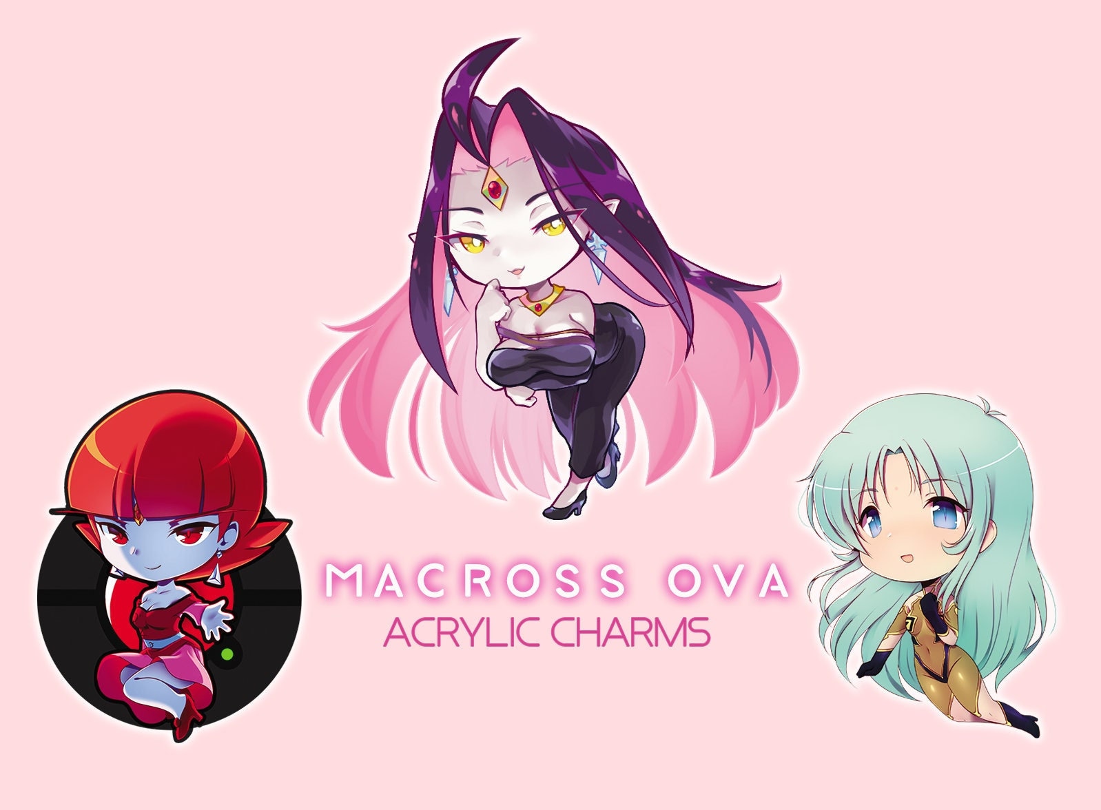 Macross OVA - Clear Acrylic Charms - Etsy