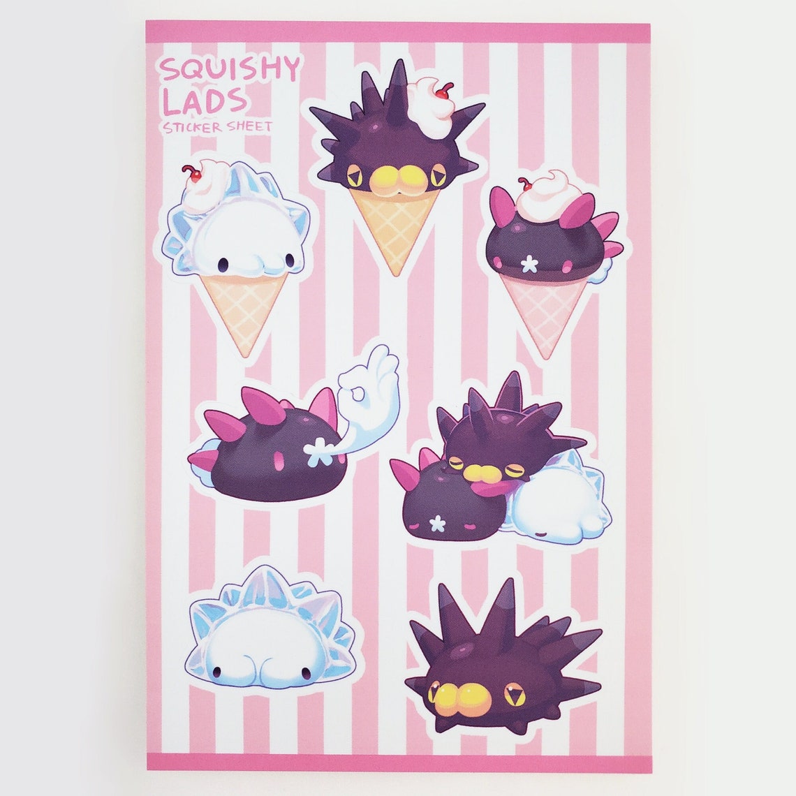 Squishy Lads Vinyl Sticker Sheet - Etsy