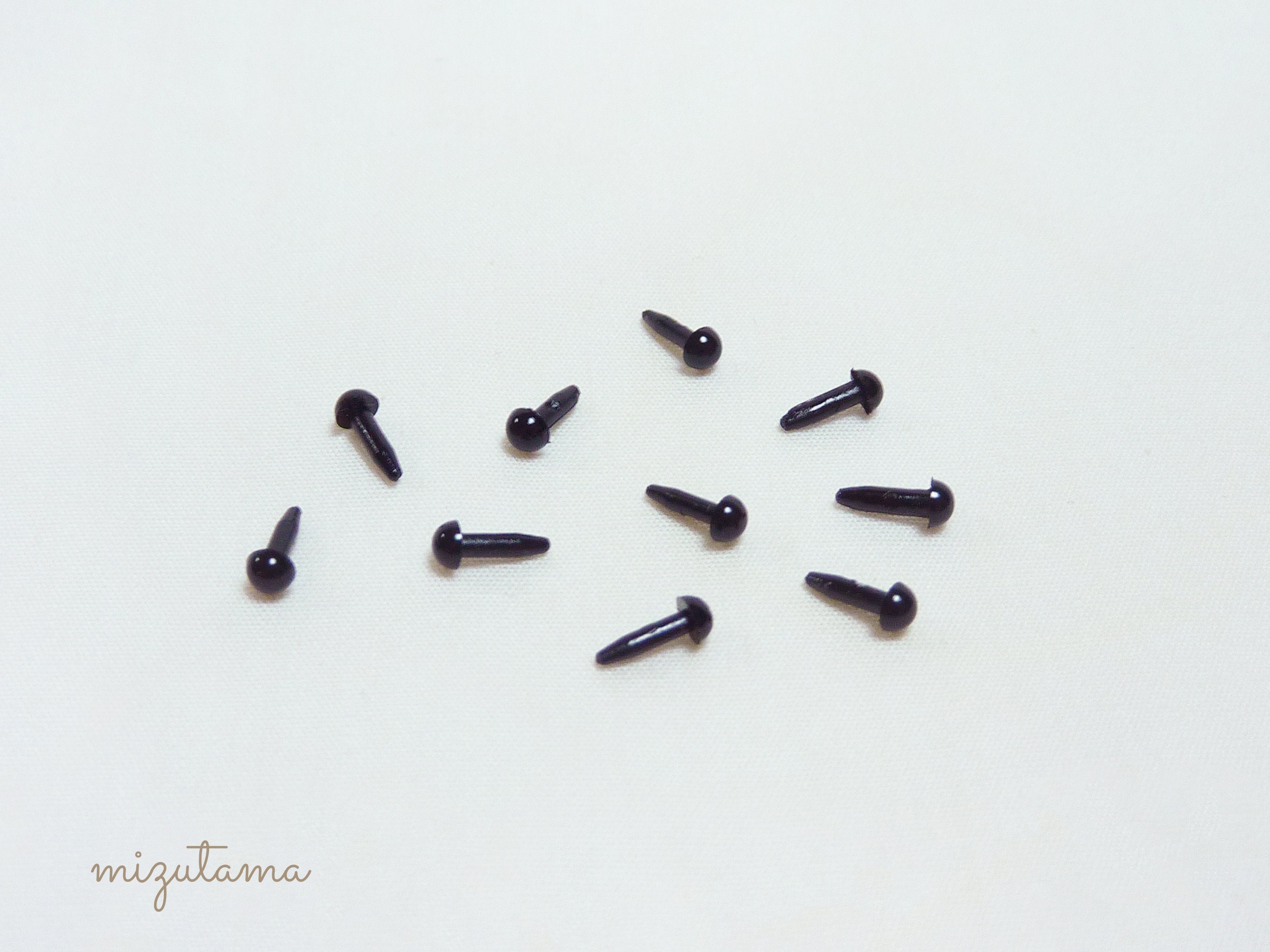 Mini Black Plastic Eyes 3mm, 10 Pcs 5 Pairs - Etsy Canada