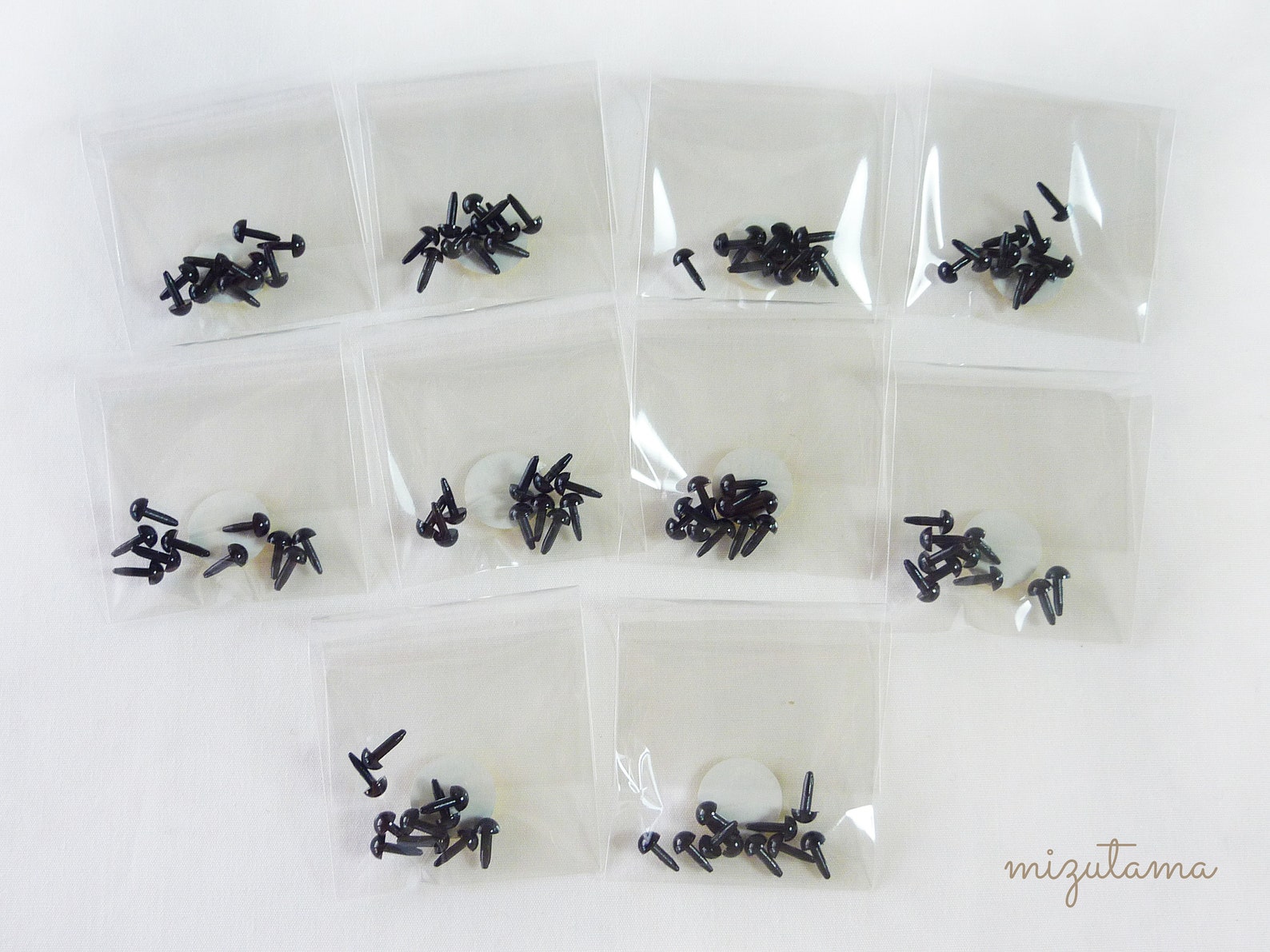 Mini Black Plastic Eyes 4 Mm, 10 Pcs 5 Pairs - Etsy