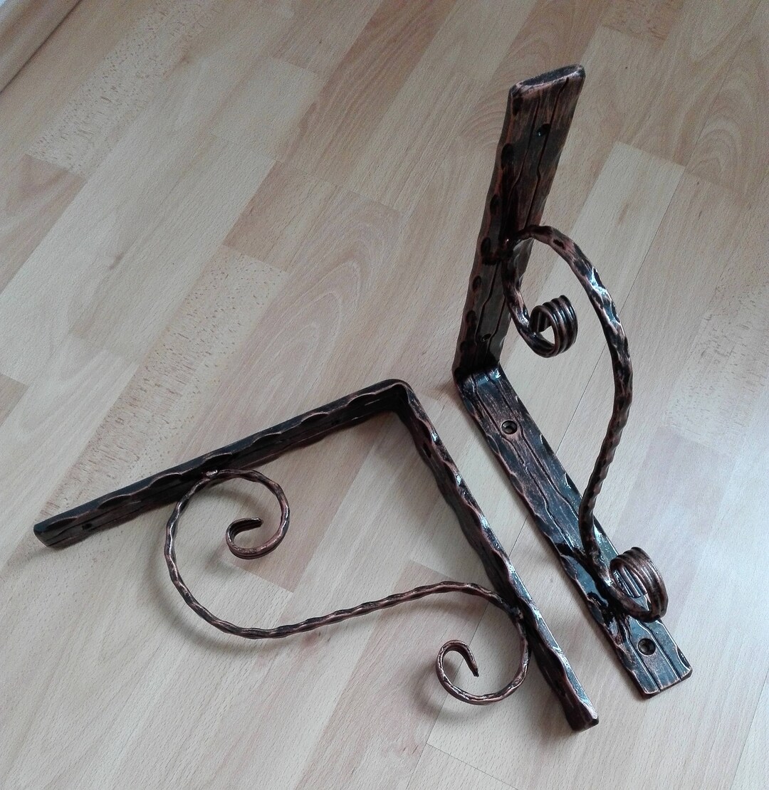 2 X Corner Console Shelf Holder Shelf Bracket Shelf Support Wall ...