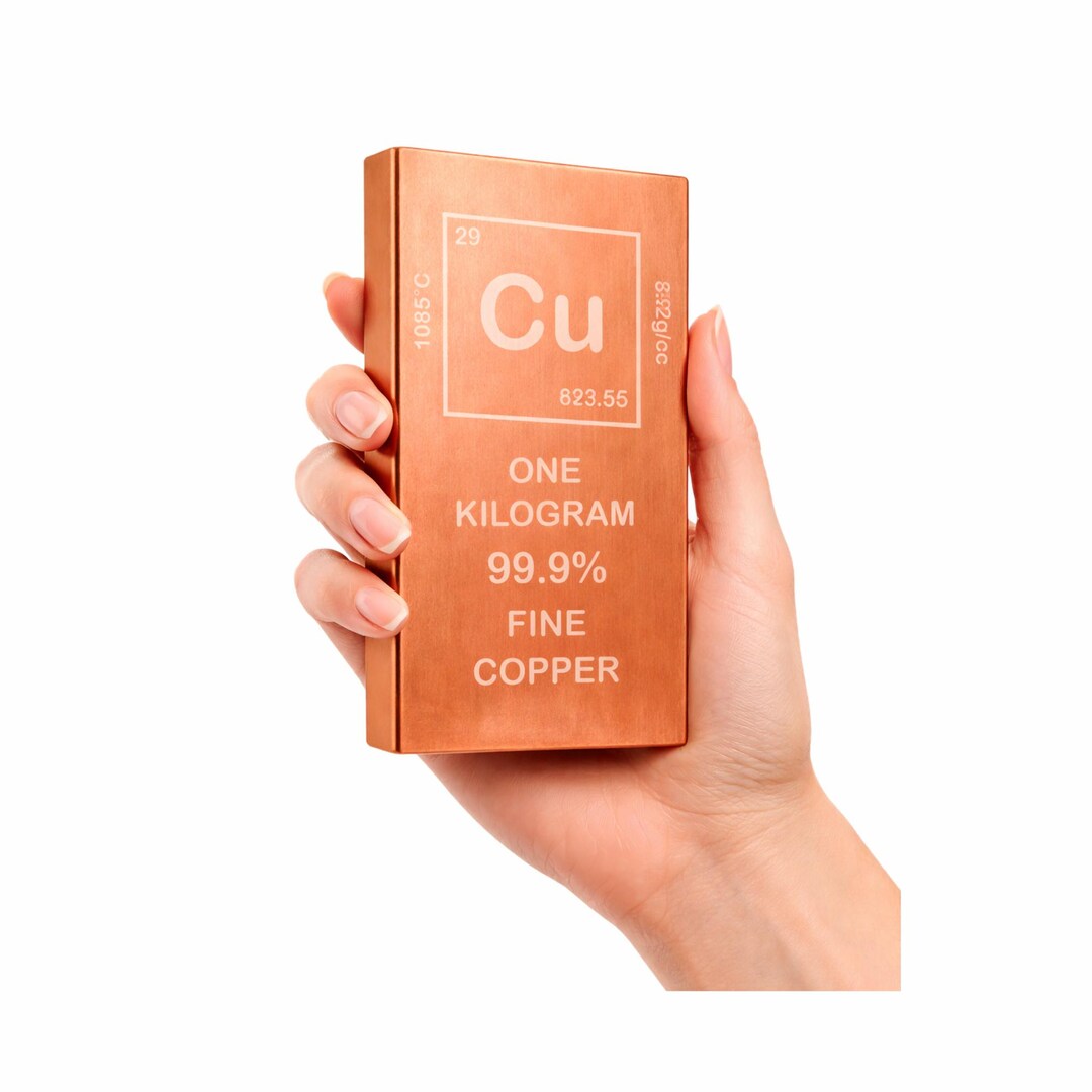 Copper Ingot 1kg 2.2lb Pure Copper Solid Bullion Metal Bar for ...