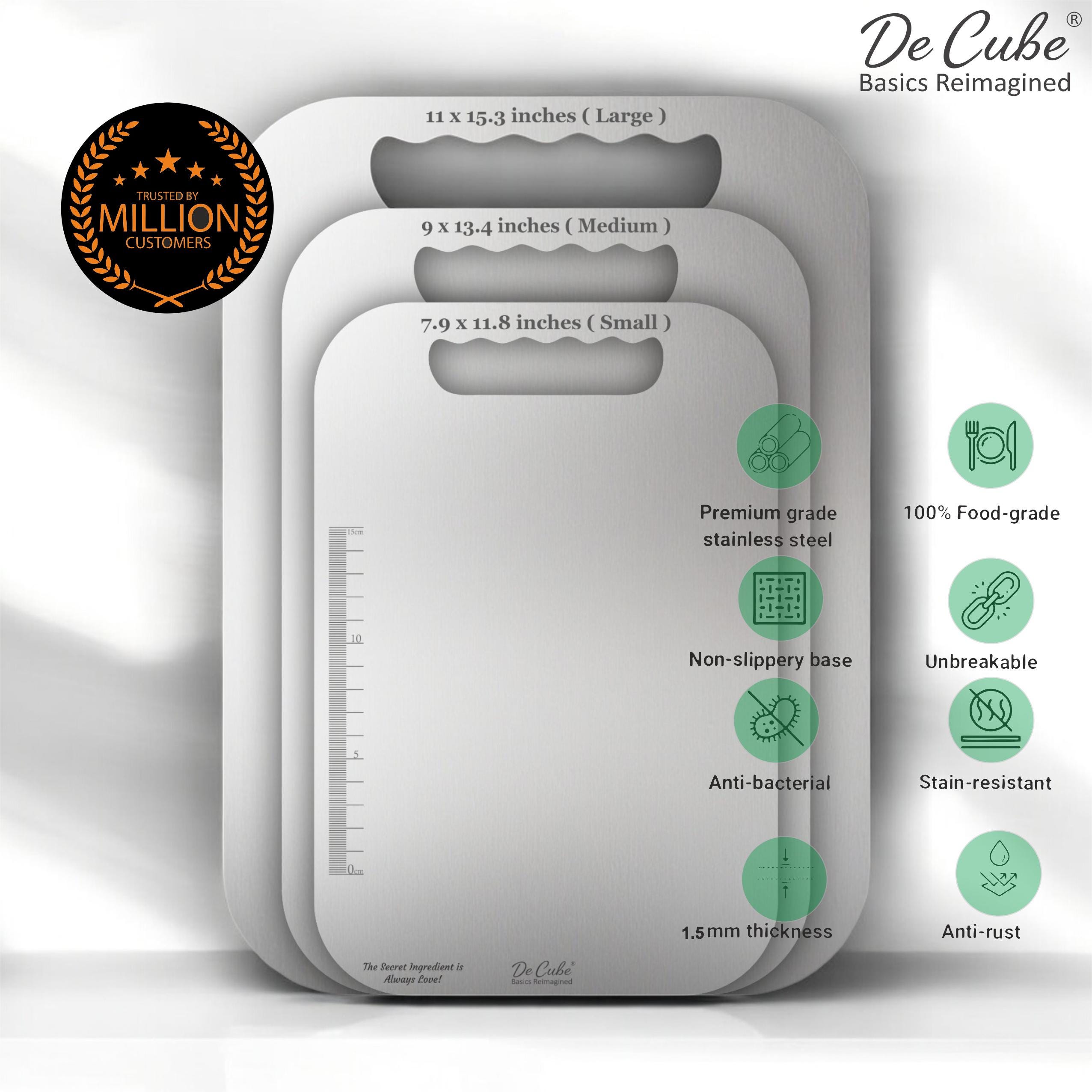 Food-grade Stainless Steel Cutting Board: Eco-friendly Kitchen Prep - Etsy