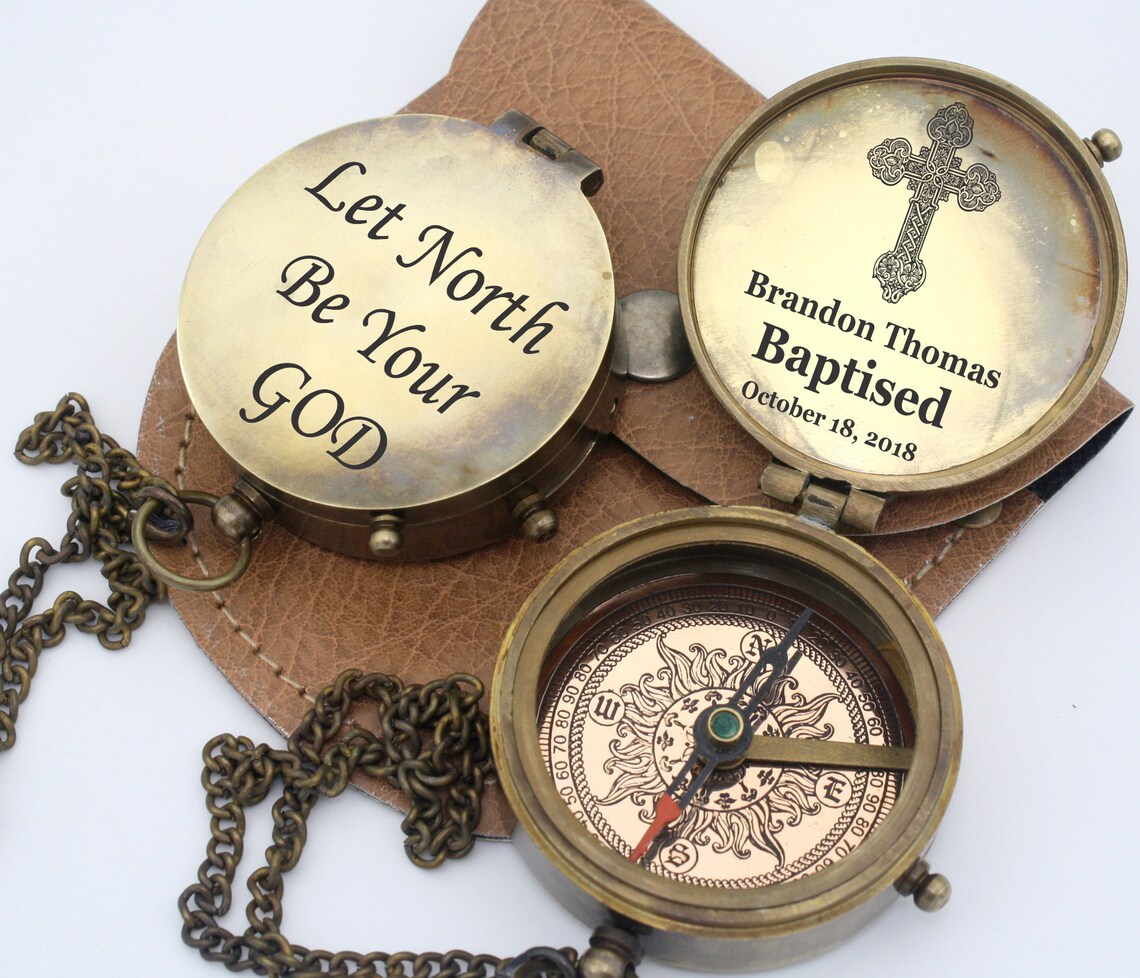 Personalized Engraved Compass Monogram Compass Groomsmen - Etsy