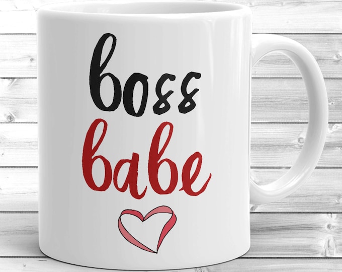Boss Babe Mug, Girl Boss, Woman Entrepreneur Gift, Coffee Mug for Her ...