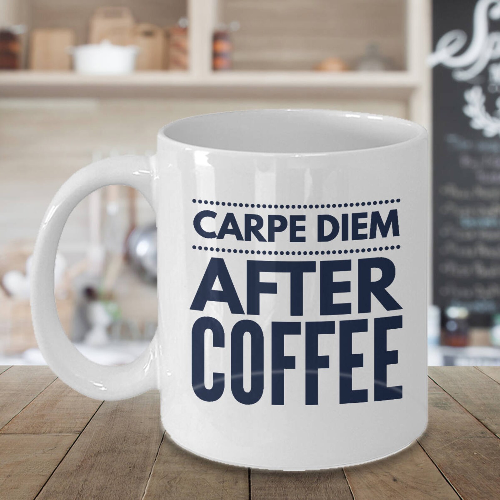 Carpe Diem After Coffee ~ Funny Coffee Mug ~ 2 Sizes Available ...