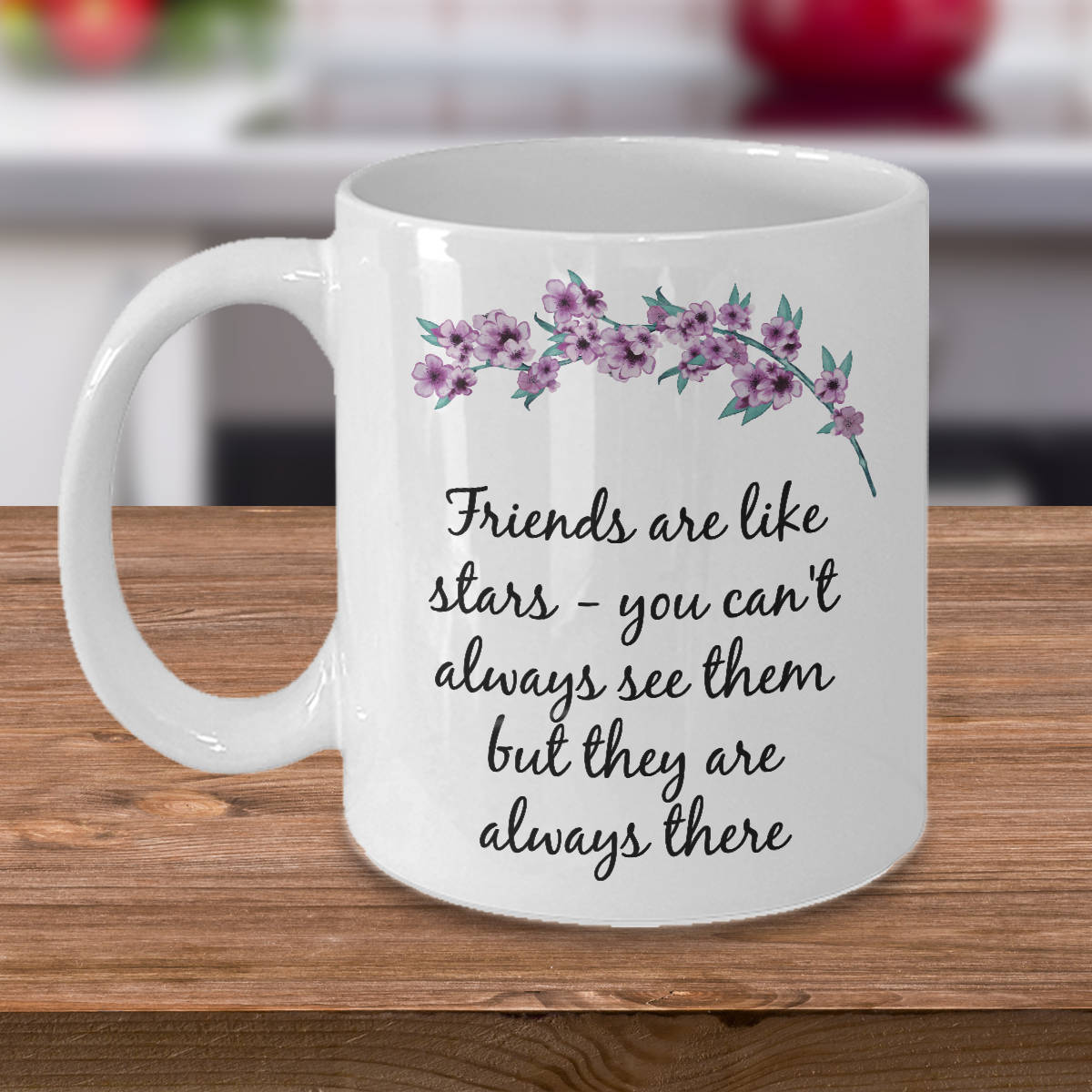 Friendship Coffee Mug ~ Friends Are Like Stars You Can't Always See ...