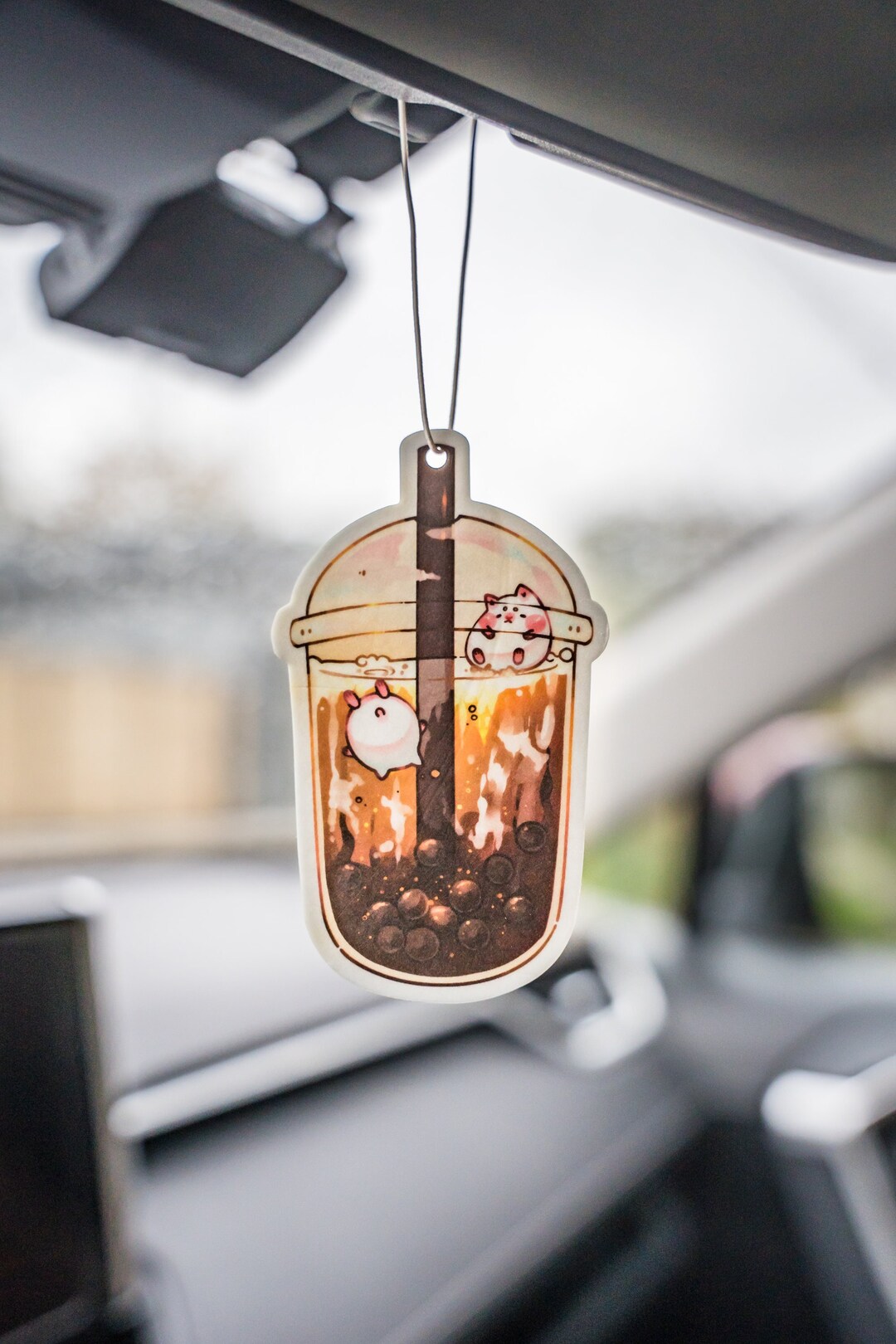 Boba Air Freshener | Bubble Tea Air Freshener | Cinnamon Air Freshener ...