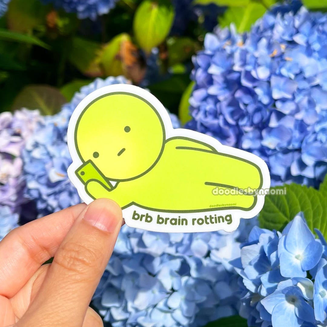 Brainrot Sticker | Trinket Sticker | Figurine Sticker | Meme Vinyl ...
