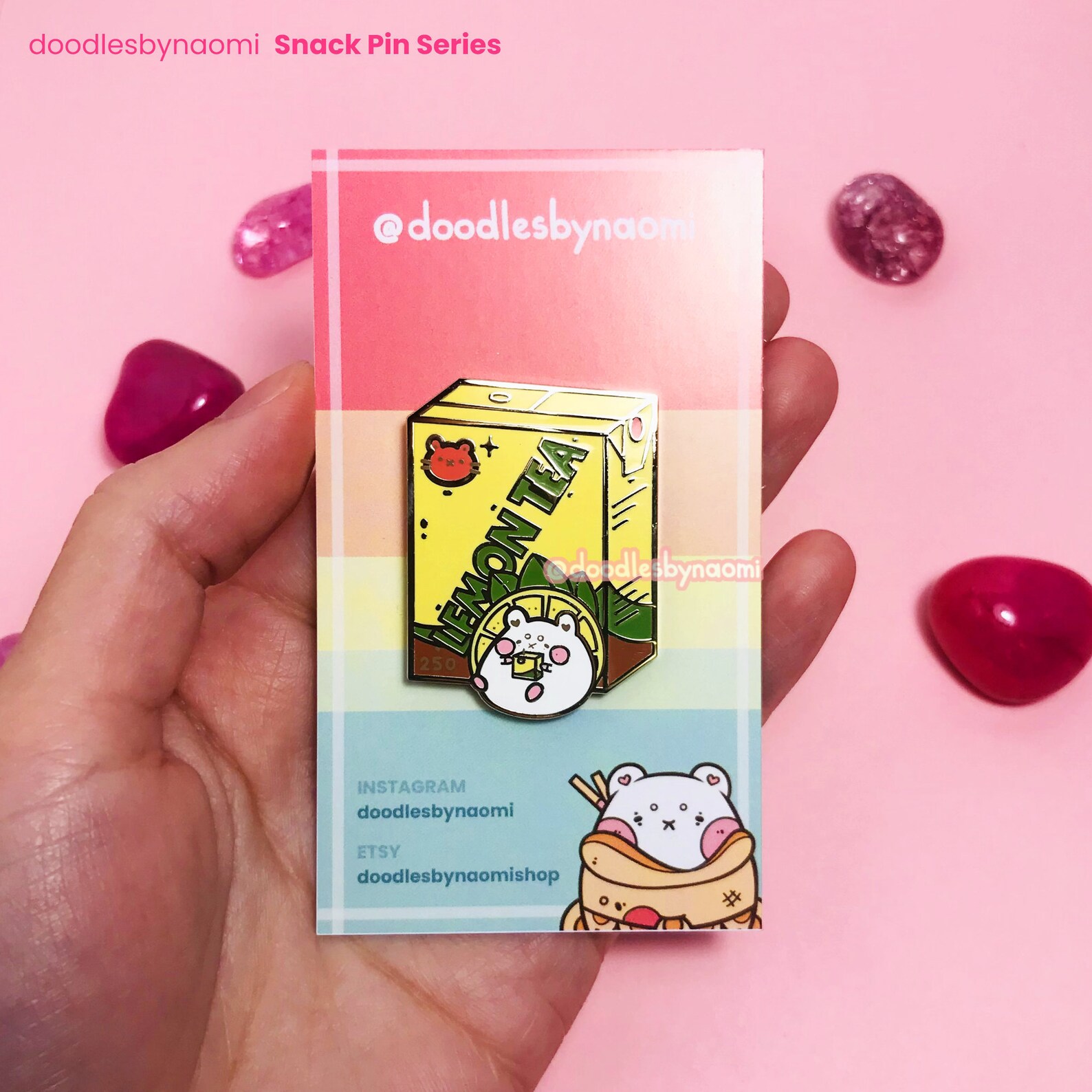 Lemon Tea Enamel Pin Cute Enamel Pin Snack Enamel Pin | Etsy