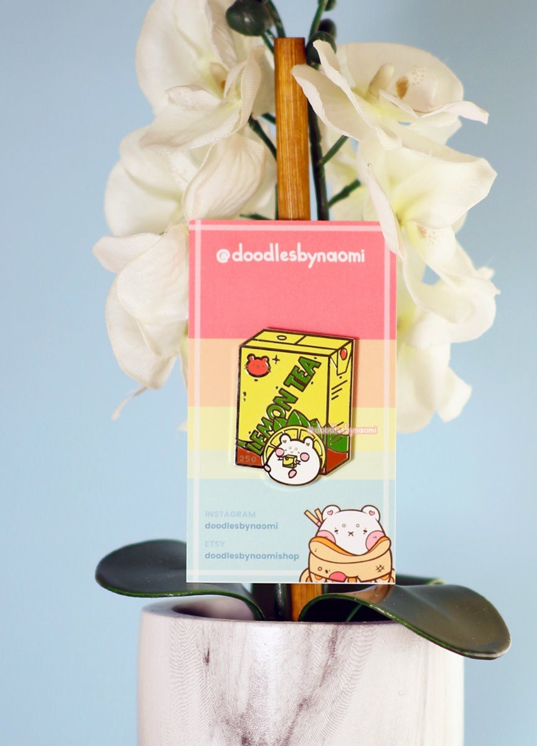 Lemon Tea Enamel Pin Cute Enamel Pin Snack Enamel Pin - Etsy