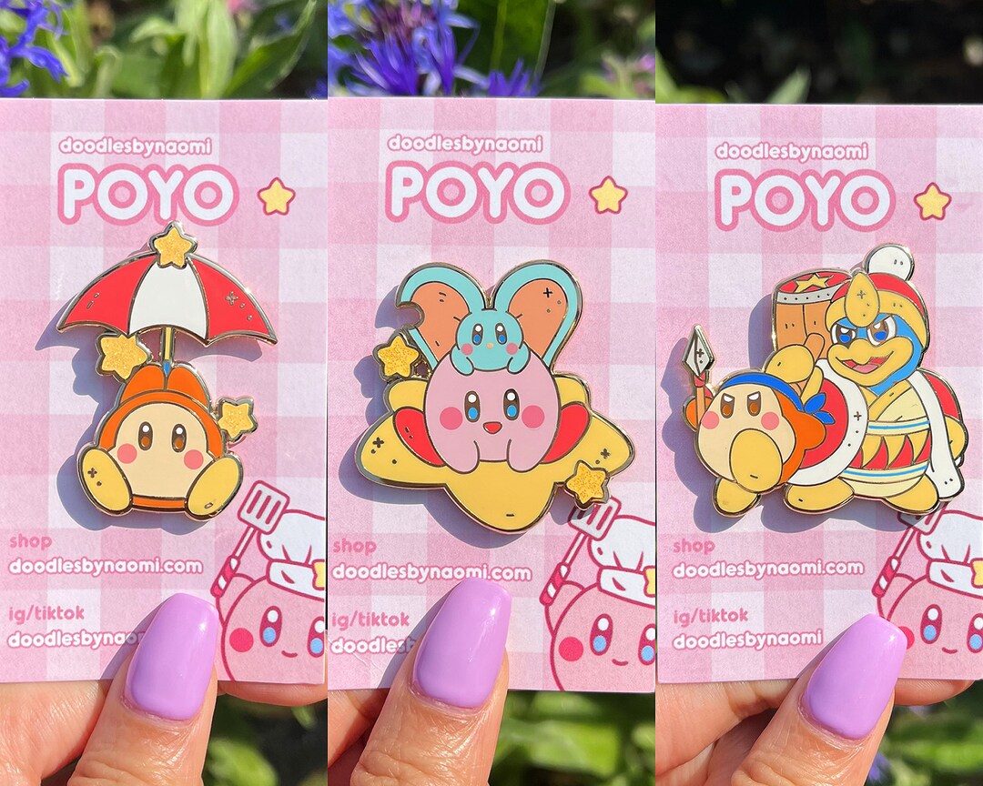 Poyo Friends Enamel Pins | Japanese Anime Enamel Pins | Gamer Enamel ...