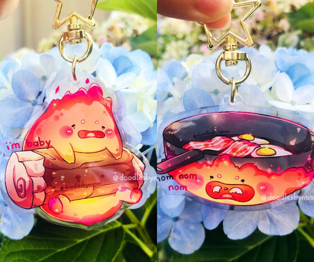 Fire Demon Keychains | Japanese Anime Keychain | Cute Keychain ...