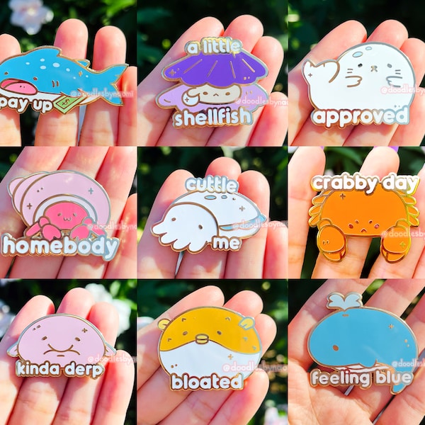 Cute Enamel Pins - Etsy