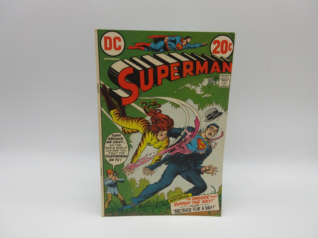 1972 SUPERMAN 256 DC Comic Book - Etsy