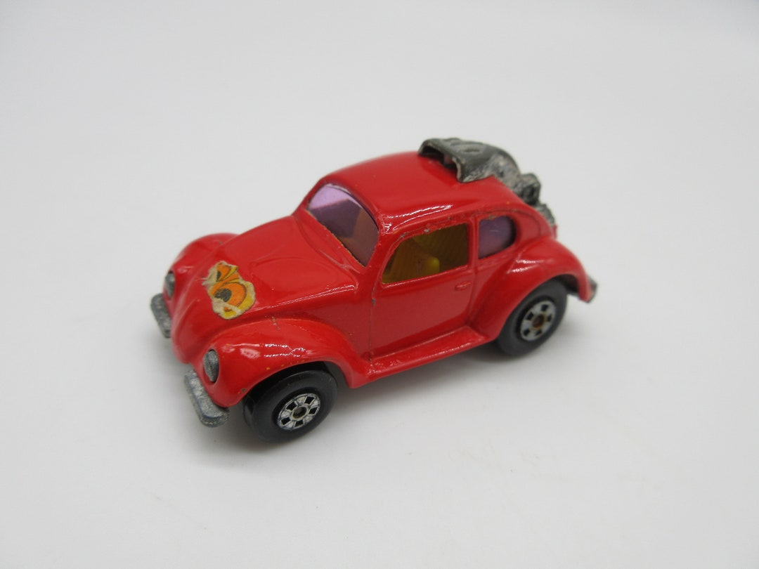 1971 Volks-dragon Superfast Red VW Volkswagen Bug - MATCHBOX Diecast ...